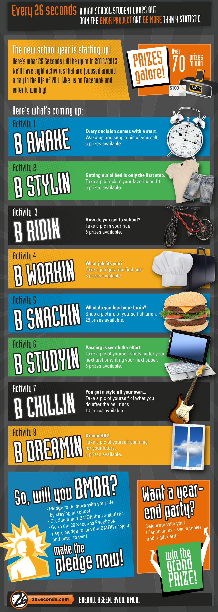 The 26 Seconds Campaign Urges Teens to Come Back4MOR!