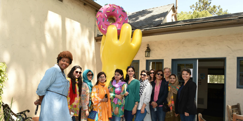 Fox Studios Hosts Female Students from Pakistan as Part...