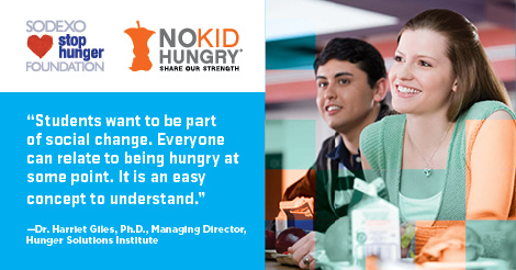 Sodexo Stop Hunger Foundation Partners with No Kid...