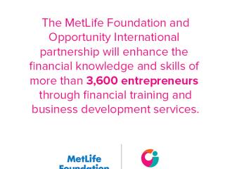 MetLife Foundation and Opportunity International Launch Partnership to ...